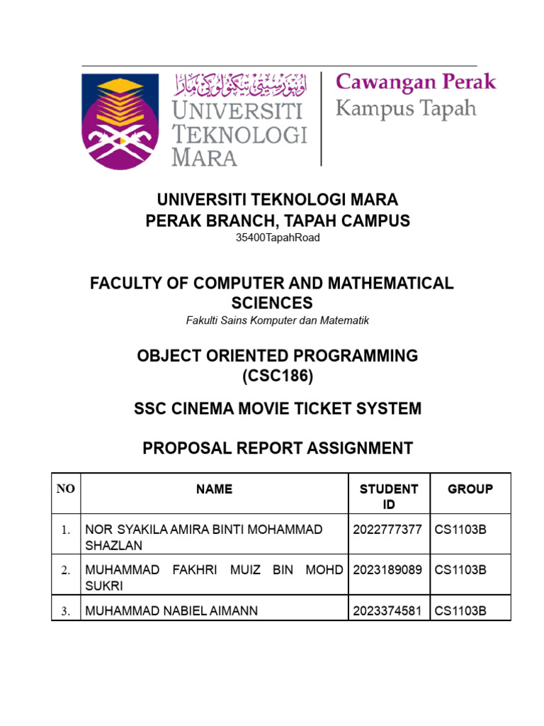 186 gp project | PDF | Movie Theater | Use Case