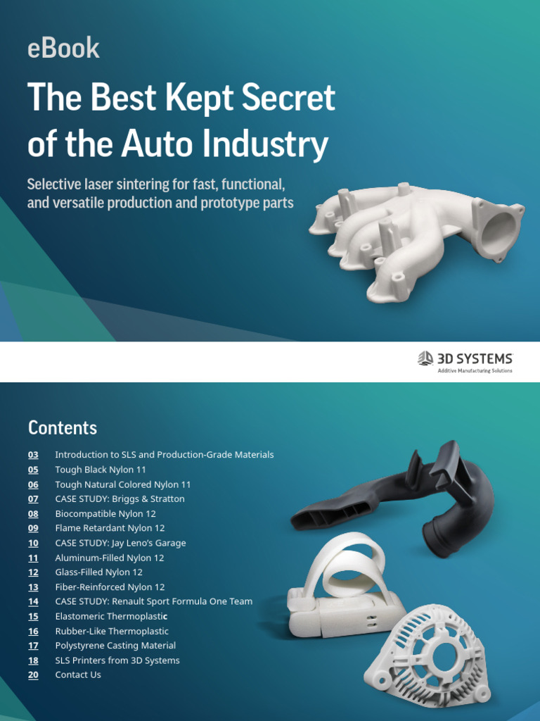 3DSystems-SLS Ebook EN Automotive FINAL | PDF | 3 D Printing | Building ...