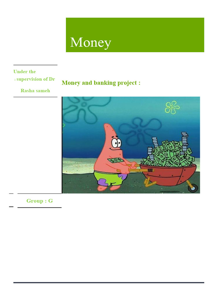 Project Money 2 | PDF | Money | Medium Of Exchange