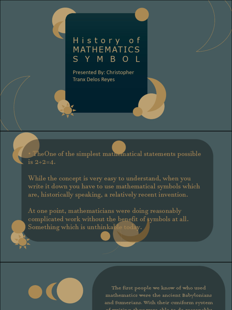History of Math Vlog Presentation | Download Free PDF | Mathematics ...