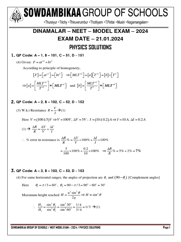 Em Physics Solutions 21-01-2024 | PDF | Electron | Force
