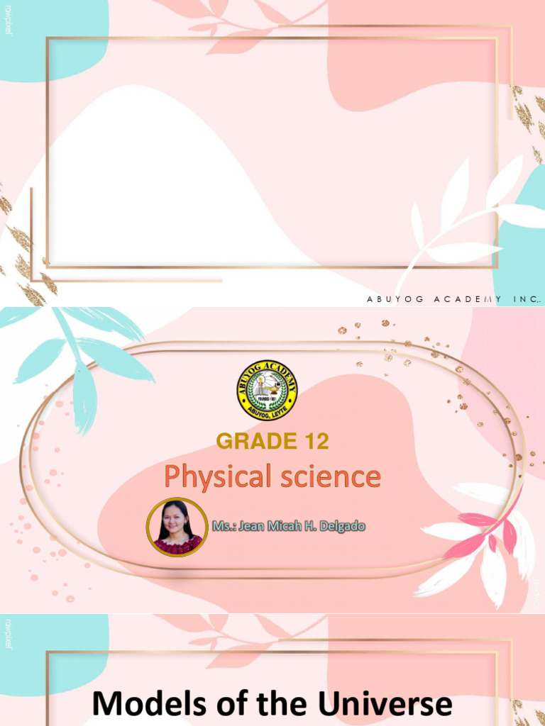 Physical Science 4TH Q | PDF | Heliocentrism | Universe