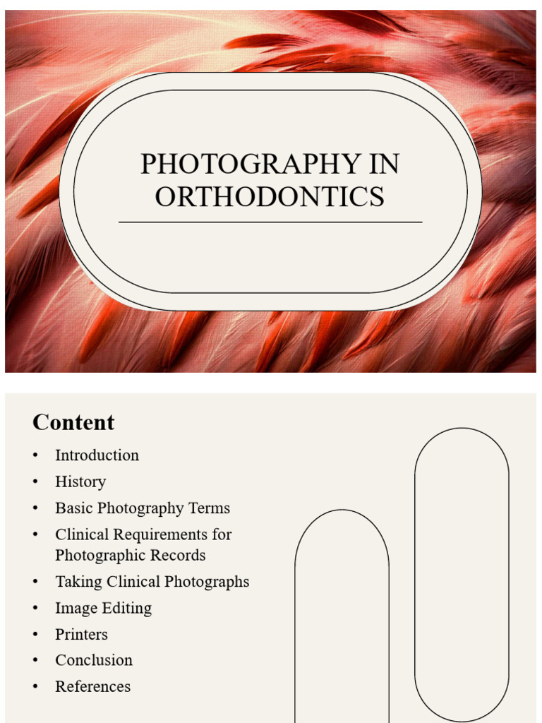 Orthodontic Photography Guide | PDF | Printer (Computing) | Camera