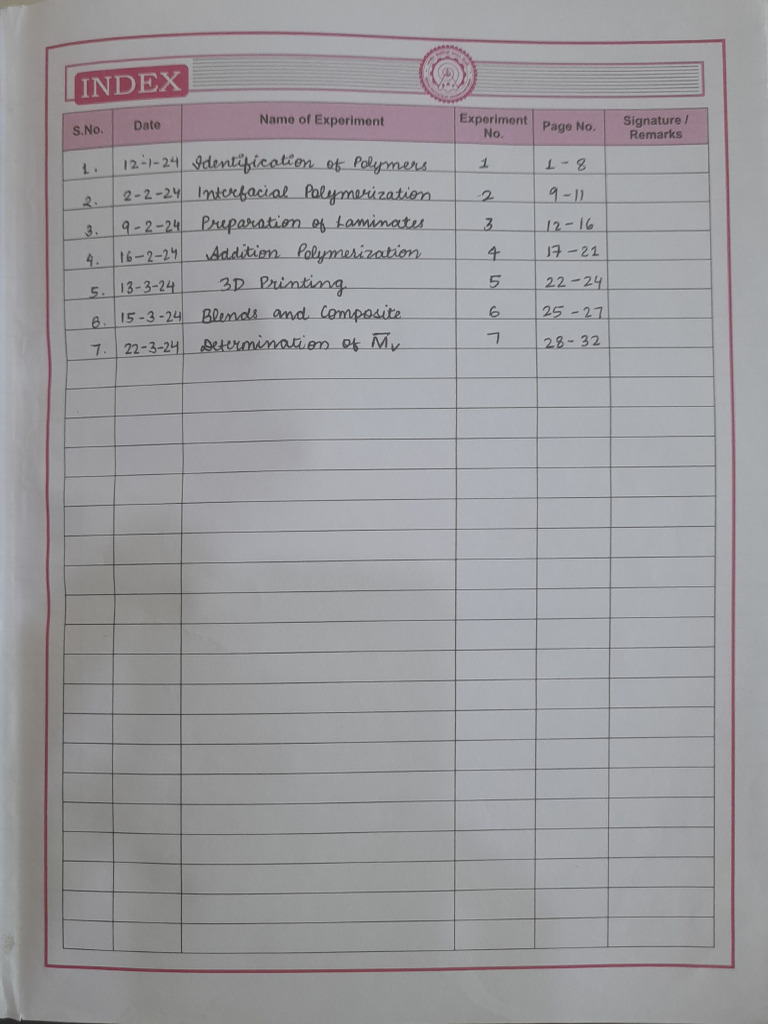 Introduction To Polymers Lab Report | PDF
