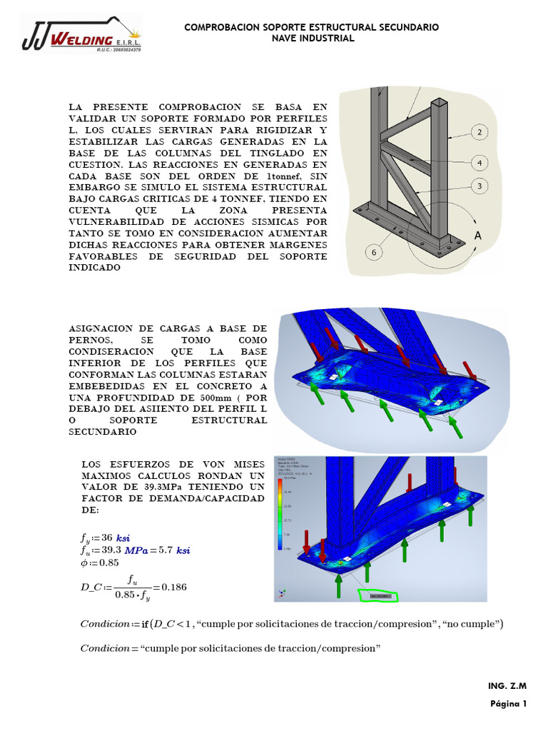 CALCULO MECANICO-ESTRUCTURAL | PDF