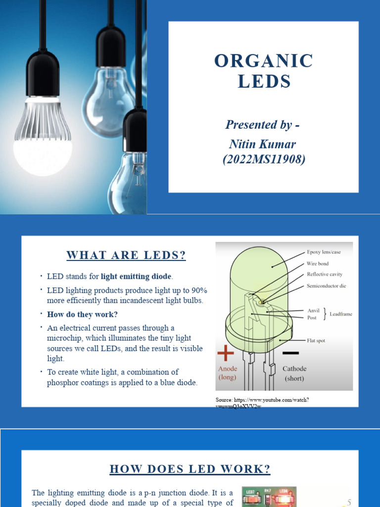Organic LEDs | PDF | Oled | P–N Junction
