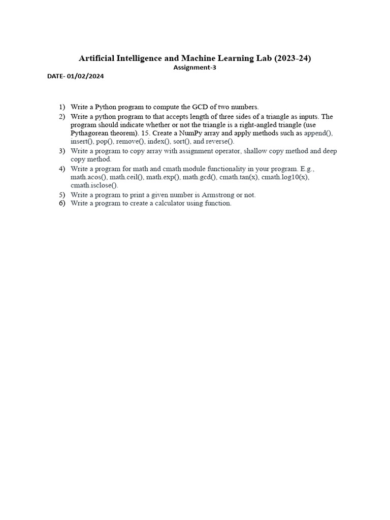 Assignment 3 | PDF | Computers | Technology & Engineering