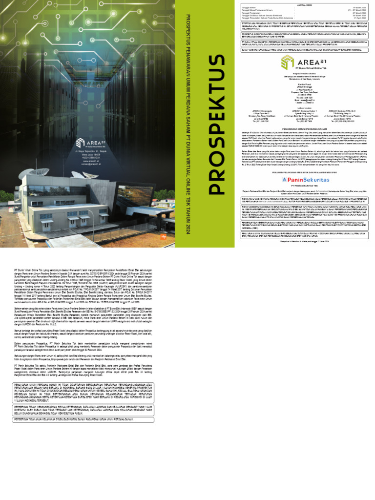 20 Area Prospektus 2024 | PDF