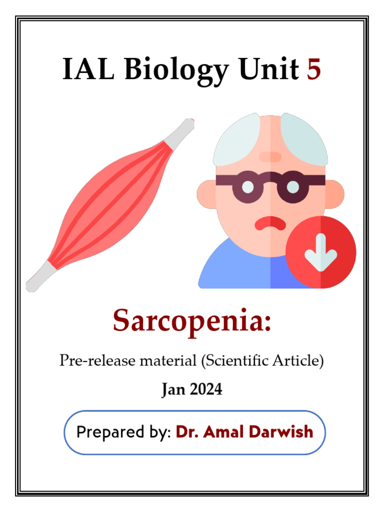 Pre Release Scientific Article Jan 2024 IAL U5 Edexcel Biology | PDF ...