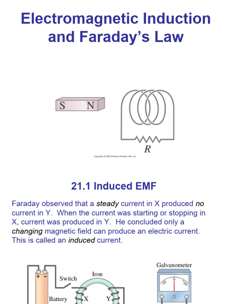 Chap 21 Electromagnetic Induction | Download Free PDF | Electromagnetic Induction | Electrodynamics