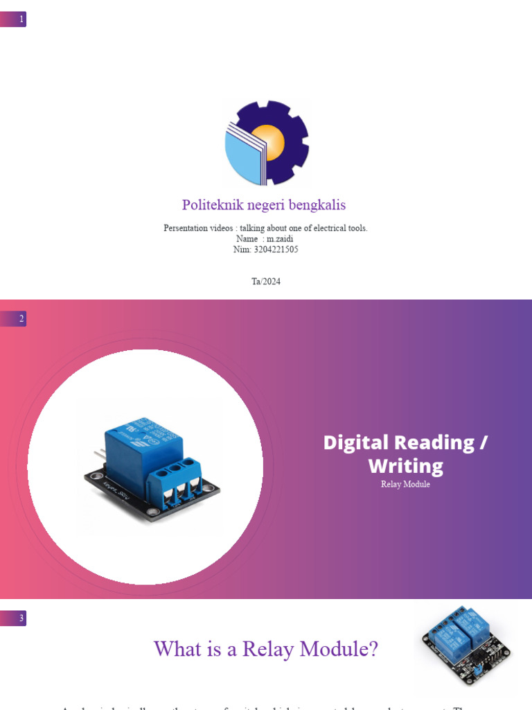 Understanding Relay Modules in Electronics | PDF | Relay | Switch