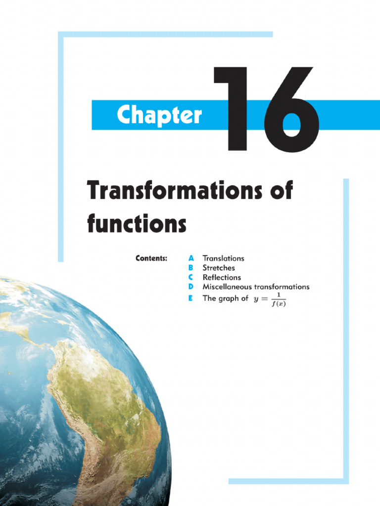 Transformations Of Functions Pdf