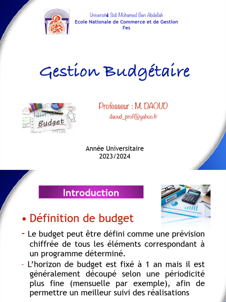Gestion Budgetaire | PDF | Budget
