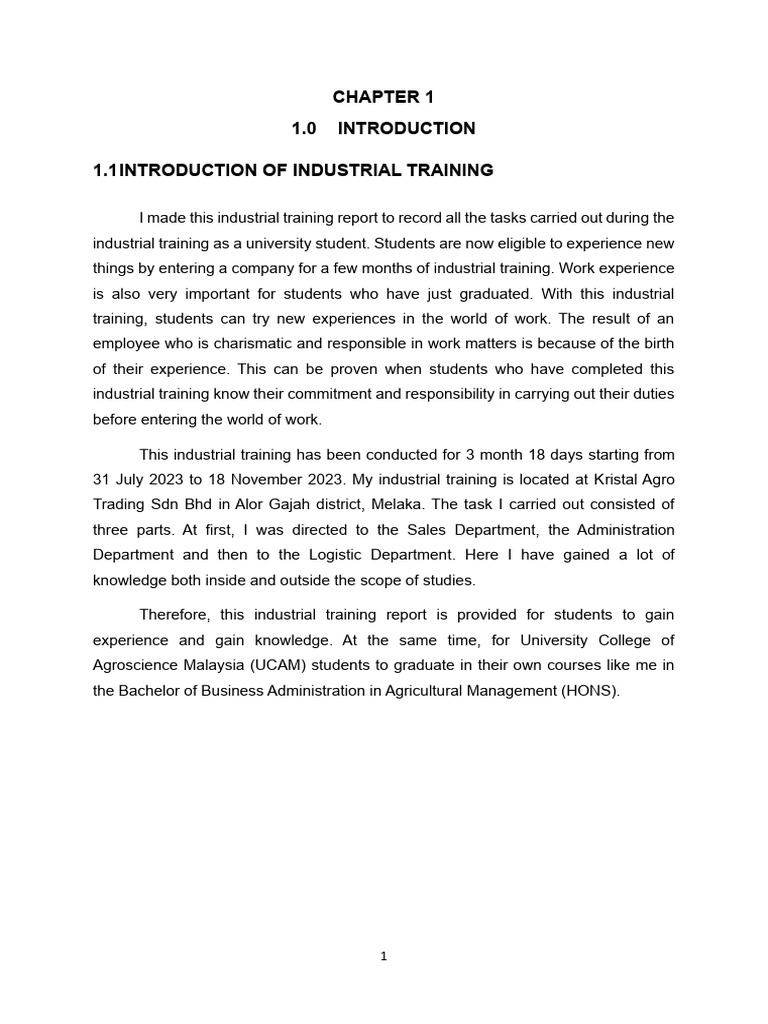 FULL INTERNSHIP REPORT MADIHAH | PDF | Agriculture | Knowledge