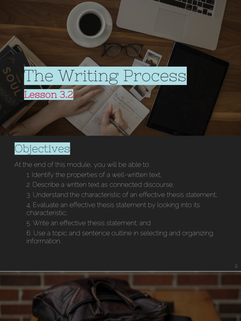 3 2 the Writing Process | PDF