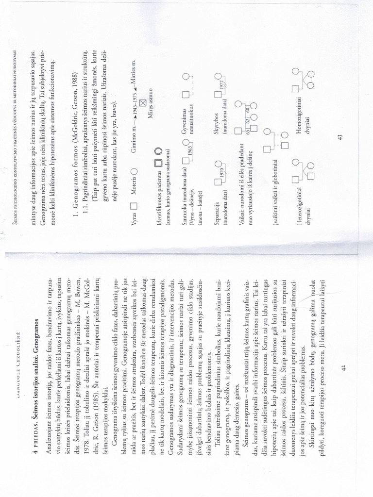 Genogramos Uzduotis-2 | PDF