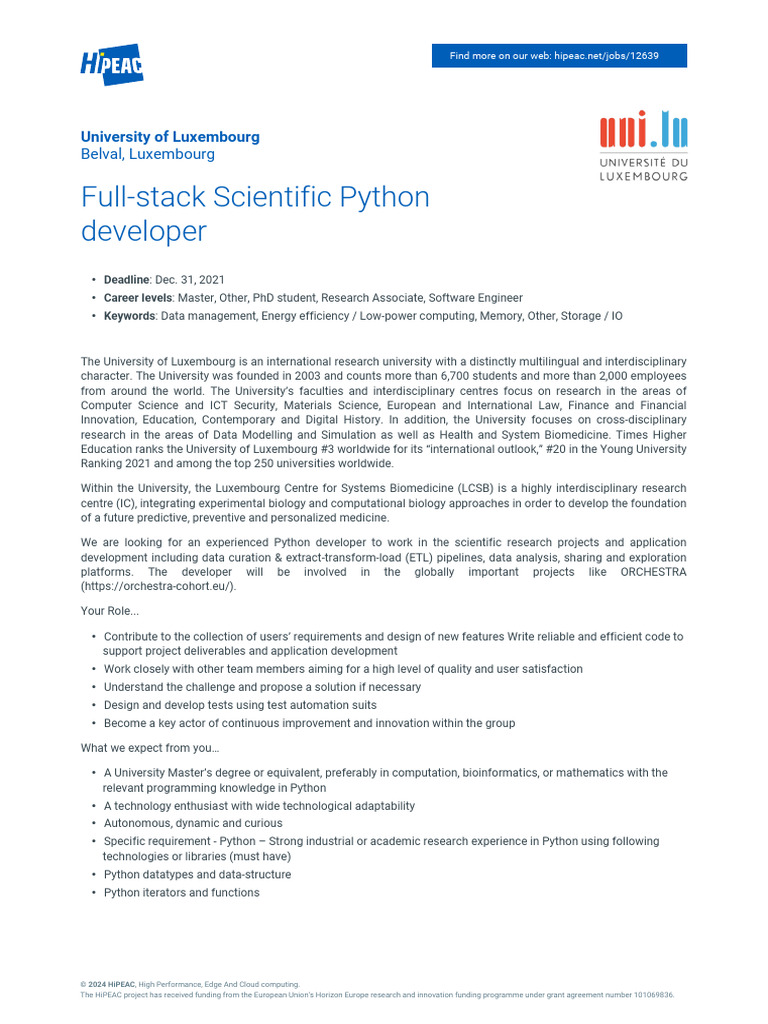 Full Stack Scientific Python Pdf Python Programming Language Databases