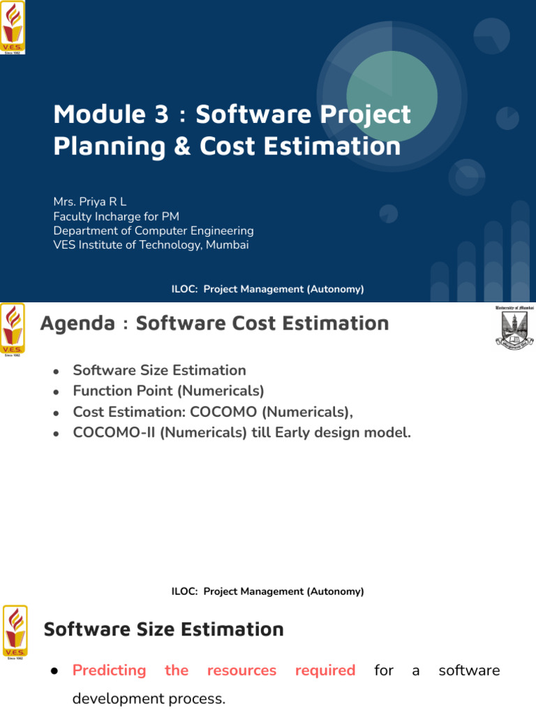 M3-ILOC-PM-Planning-Cost-Estimation-II | PDF | Project Management | Software