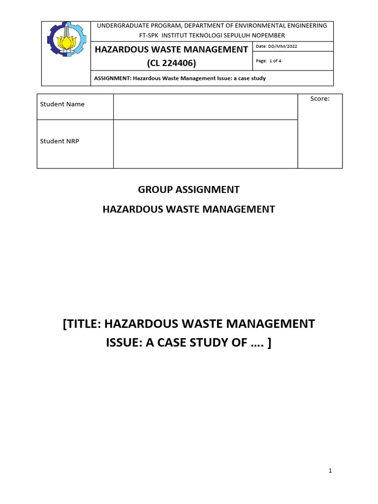 (3 Last Digit NRP) (Student Name) - Assignment | PDF | Textiles | Waste (3 Last Digit NRP) (Student Name) - Assignment | PDF | Textiles | Waste