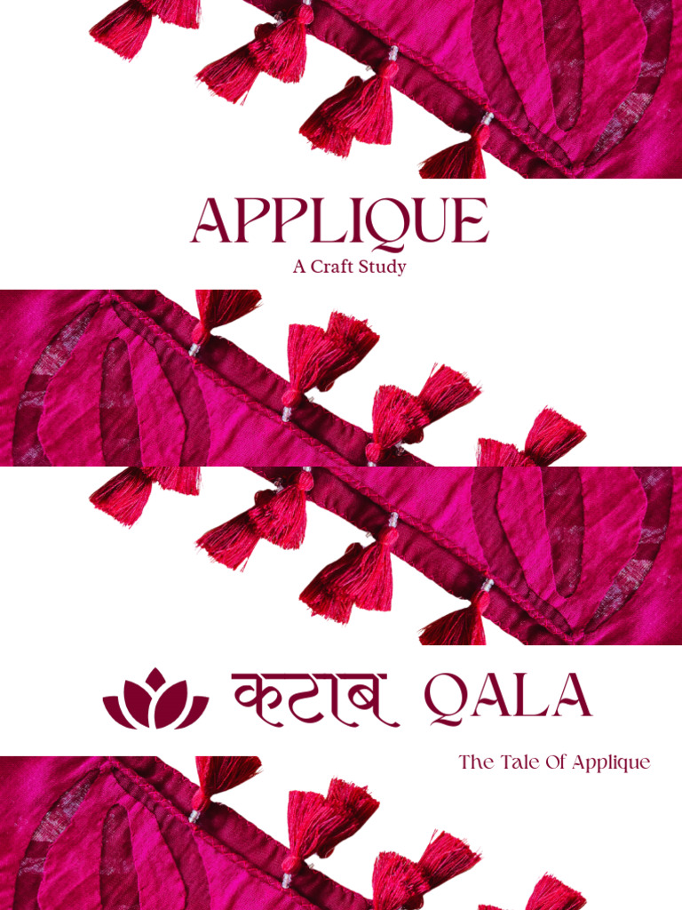 Applique Work | PDF | Textiles