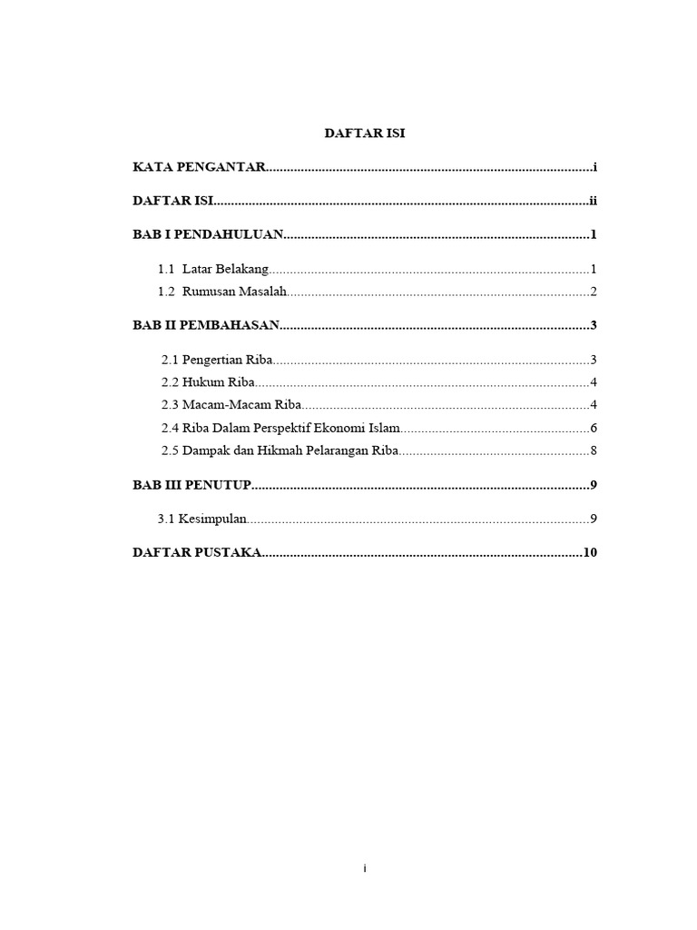 Makalah Riba | PDF | Hukum