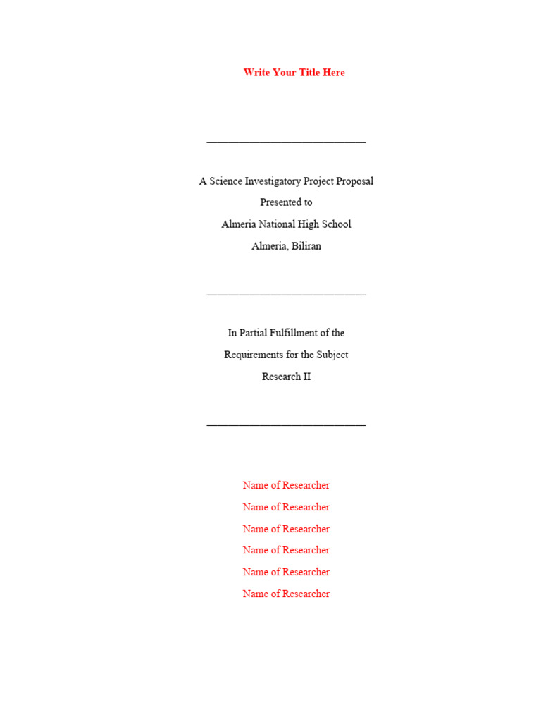 Proposal Template | Download Free PDF | Acid | Battery Charger