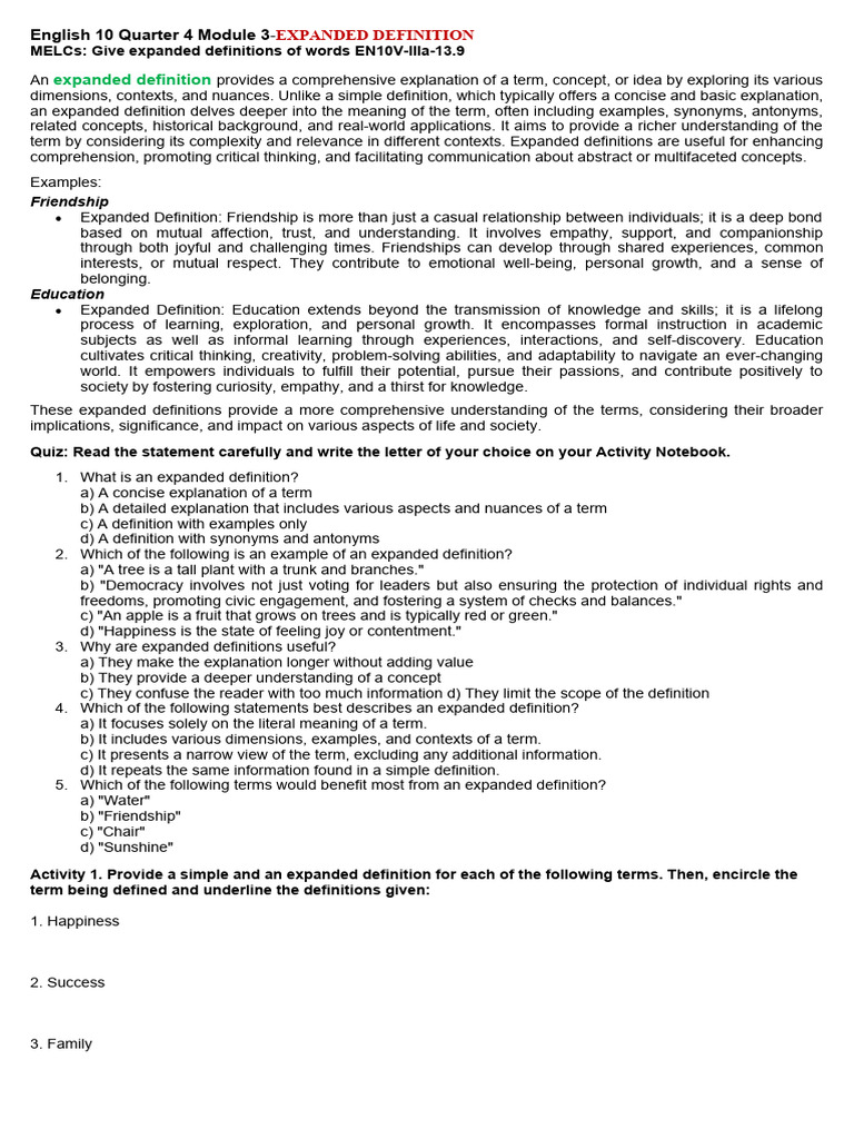 ENGL10 Module3 | PDF | Critical Thinking | Behavior Modification