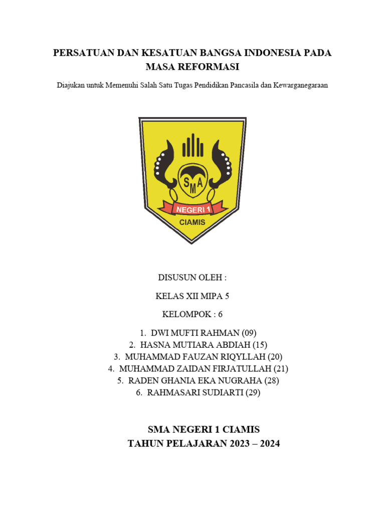 Makalah PPKN Fix | PDF