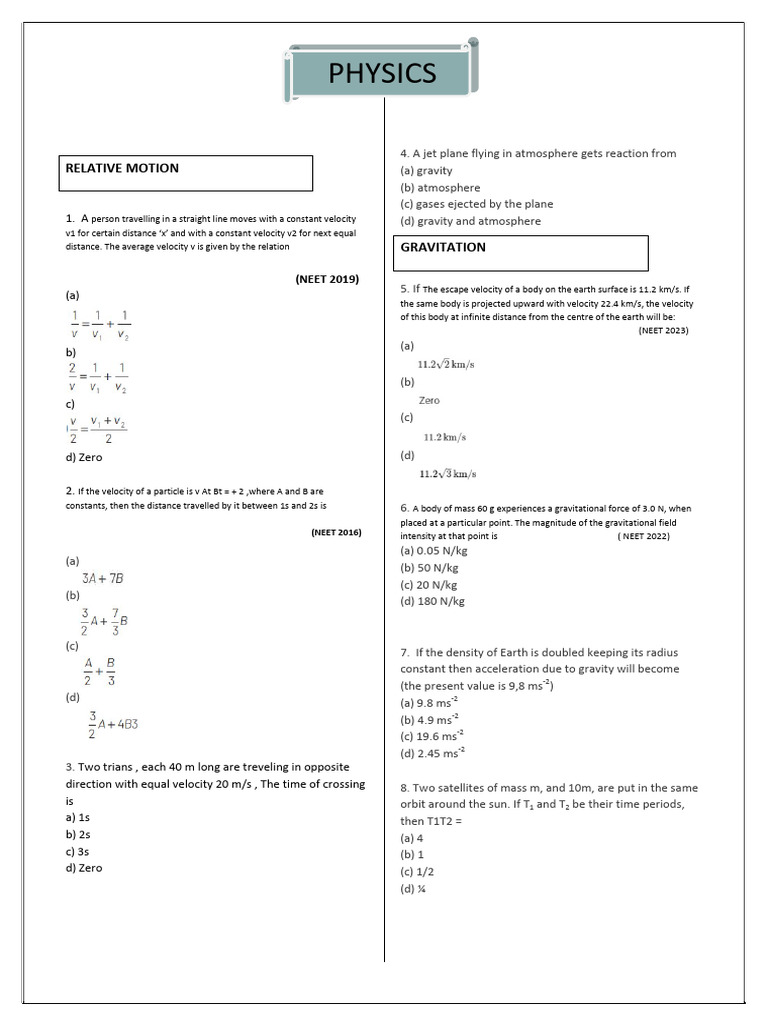 Final Physics 100 | Download Free PDF | Doping (Semiconductor) | Physical Phenomena
