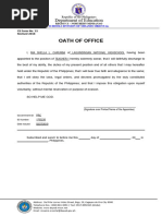 SAMPLE Oath of Office | PDF