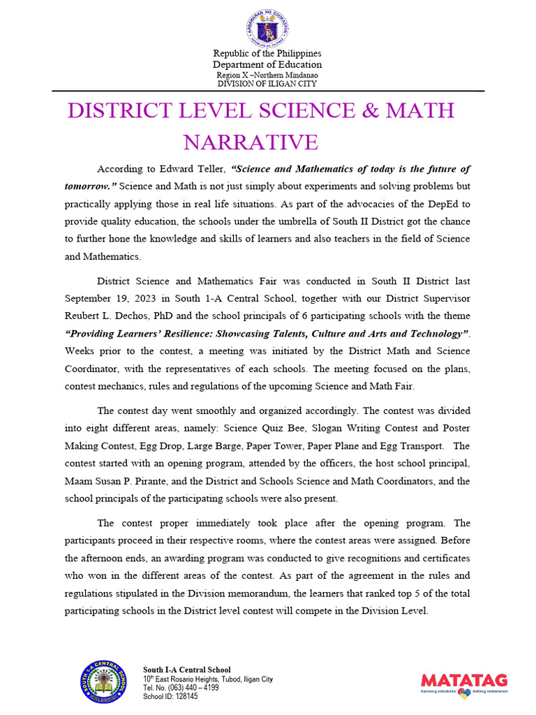 Science and Math Fair | PDF | Mathematics | Science