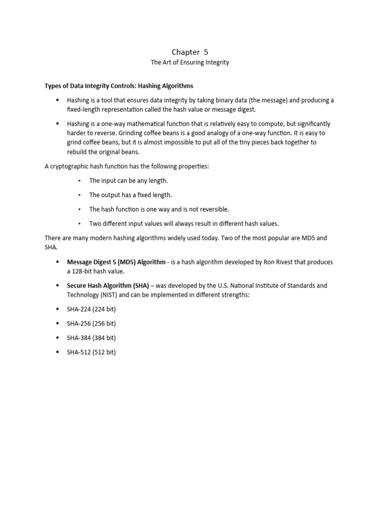 Data Integrity Controls Explained | PDF | Public Key Cryptography | Key ...