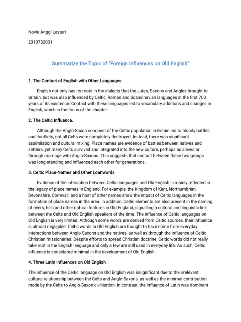 Novia Anggi Lestari-3 | PDF | English Language | Celts