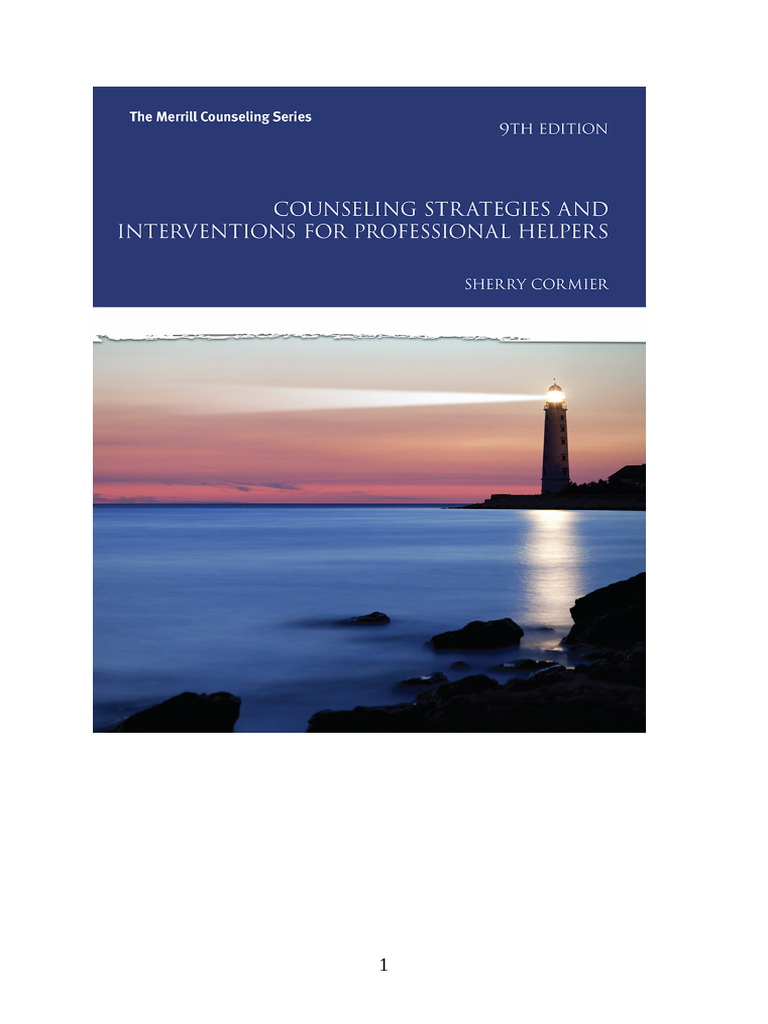 Sherry Cormier - Counseling Strategies and Interventions For ...