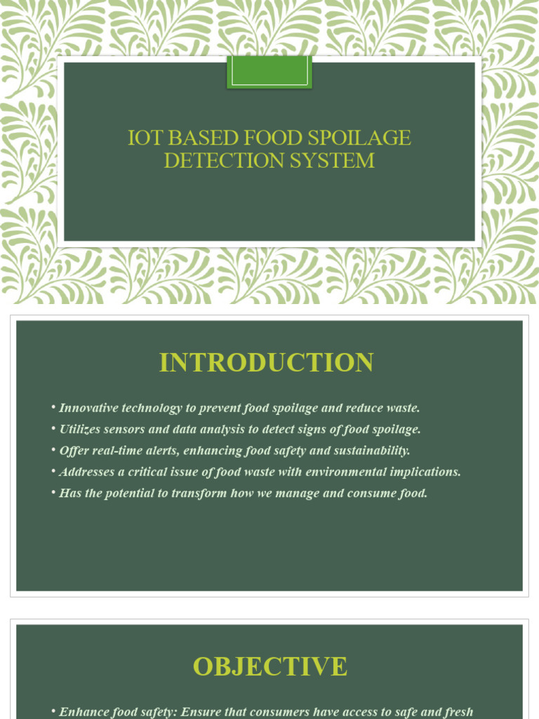 Food Spoilage Detection System 2 | PDF | Technology & Engineering