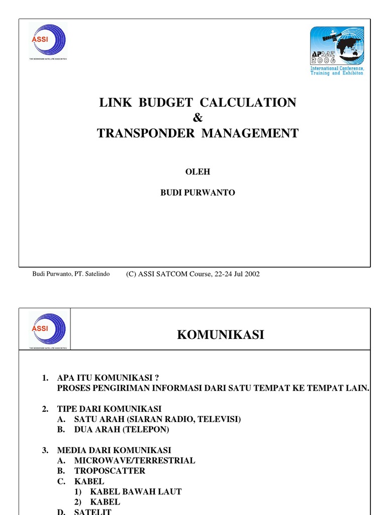 Link Budget | PDF