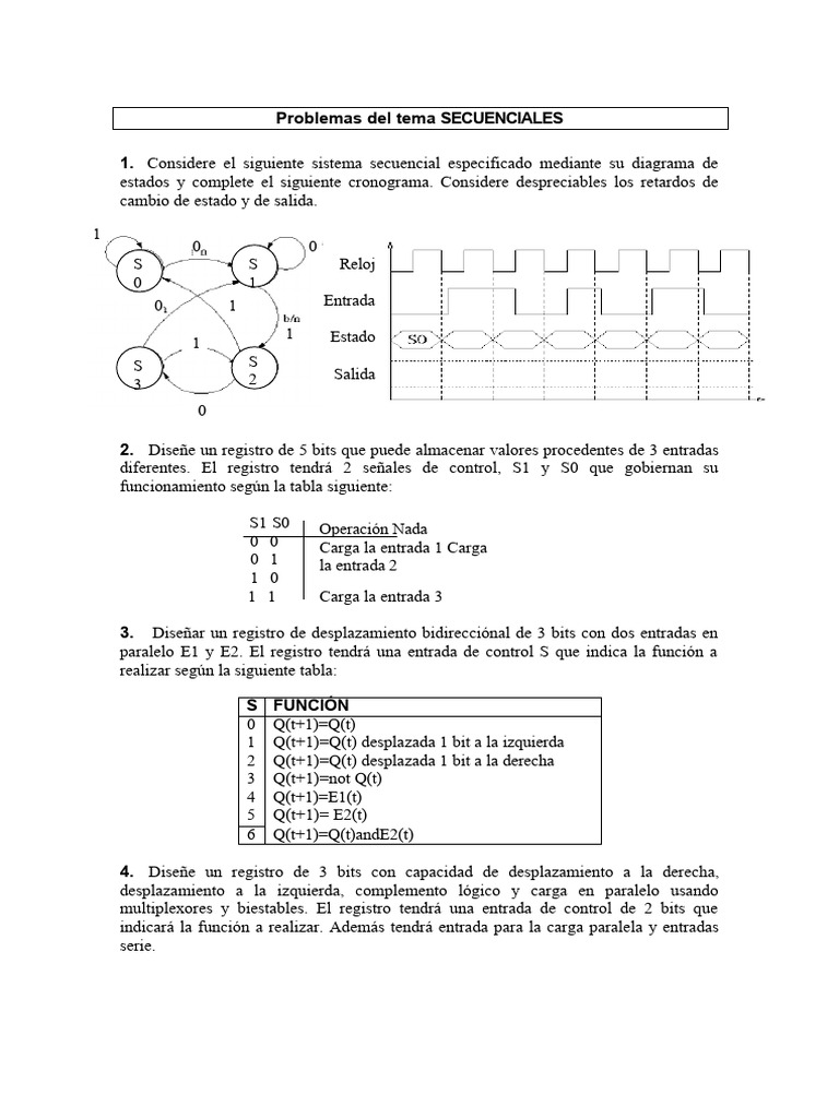 Diseño de Sistemas Secuenciales | PDF | Arquitectura de Computadores | Electrónica digital