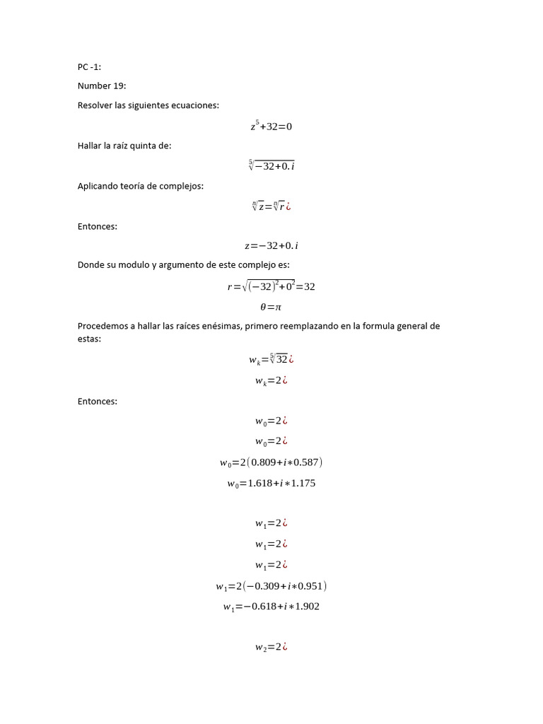 Problemas Mat Avanzada pc1 - Gamero | PDF