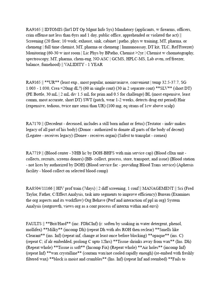 Histopath Notes Part 3 | PDF
