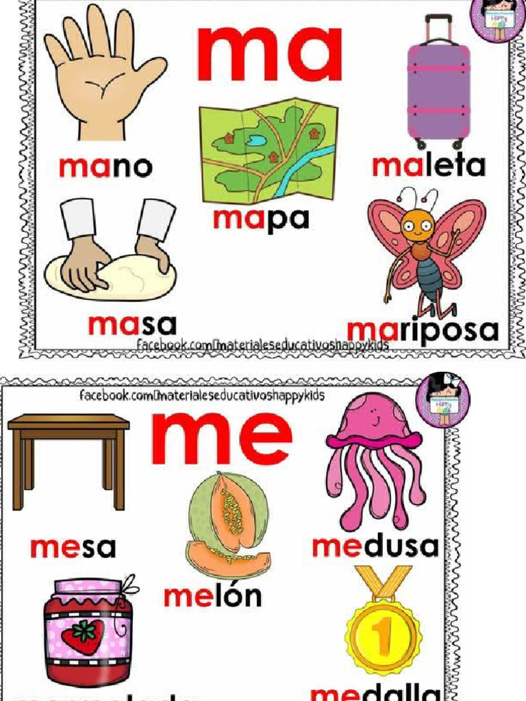 Silaba Ma Me Mi Mo Mu | PDF