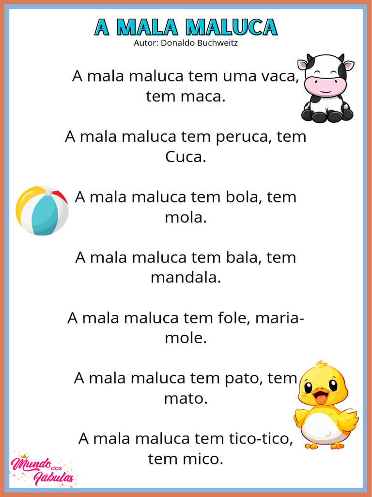 A Mala Maluca | PDF | Bem-estar | Juvenil