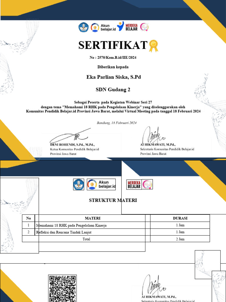 Sertifikat Webinar-Reni Samsiah | PDF