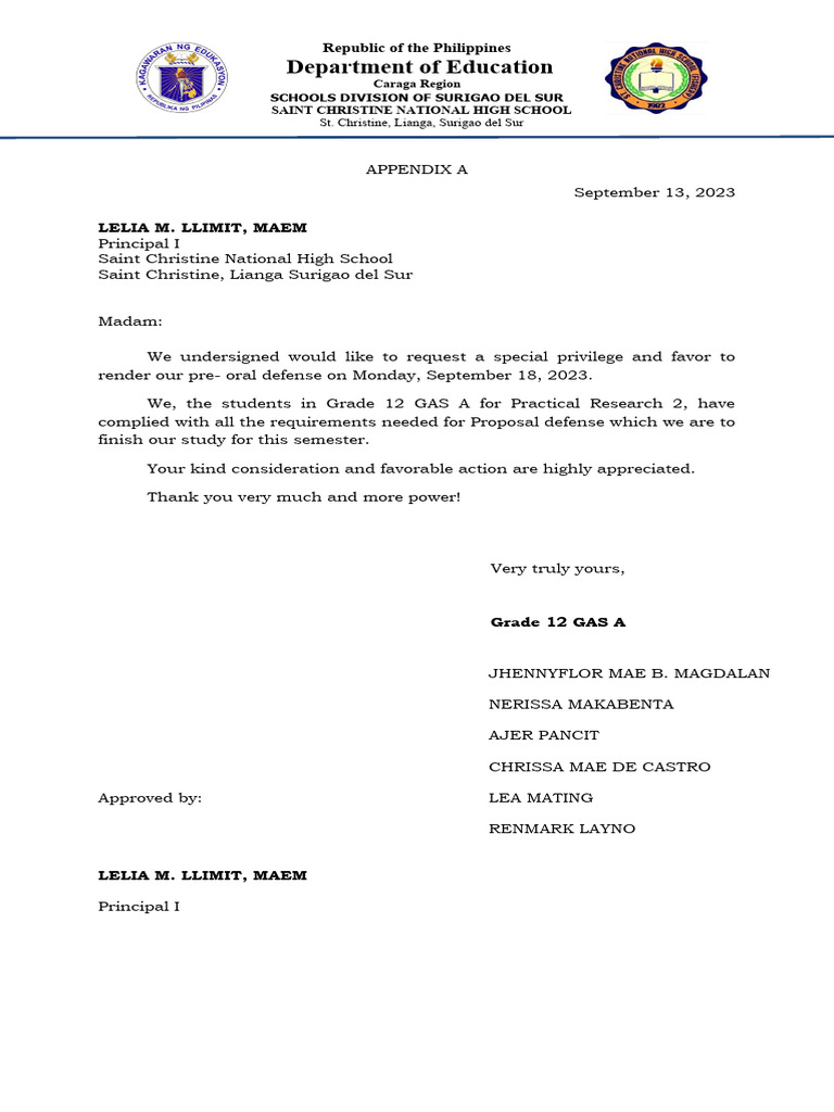 Request Letter Gas 12 A | PDF