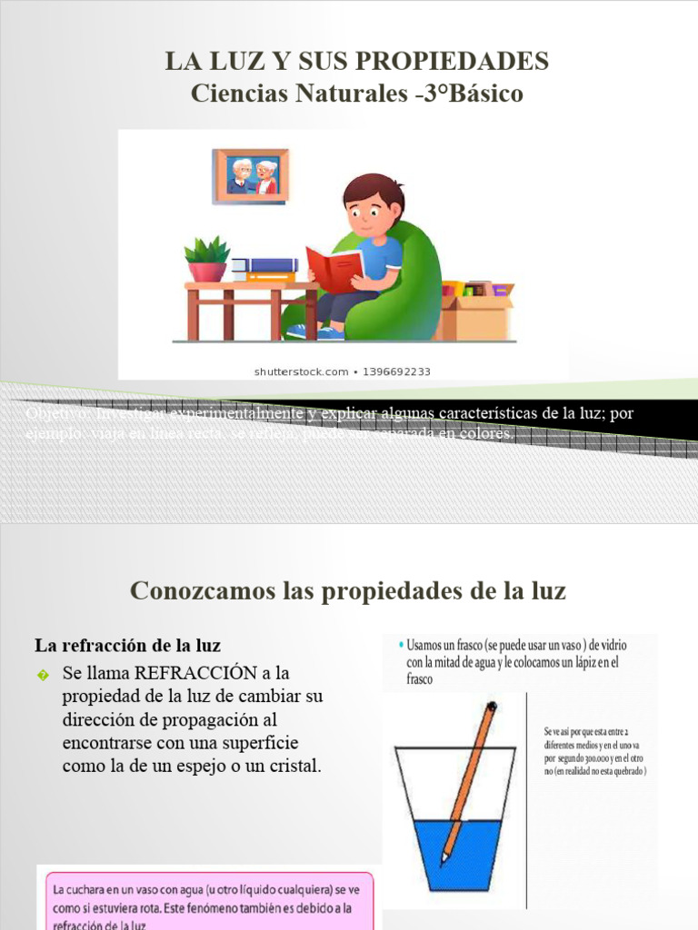 Propiedades de La Luz 3° | PDF | Ligero | Color