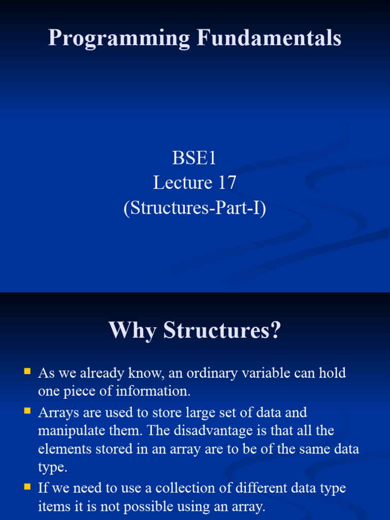 Lecture14 15structures Ee Pdf Pointer Computer Programming Data