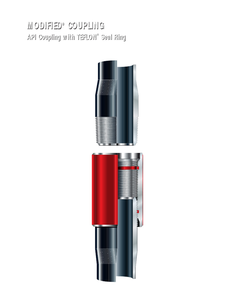 Modified Coupling API Coup With Teflon Seal | PDF | Pipe (Fluid ...