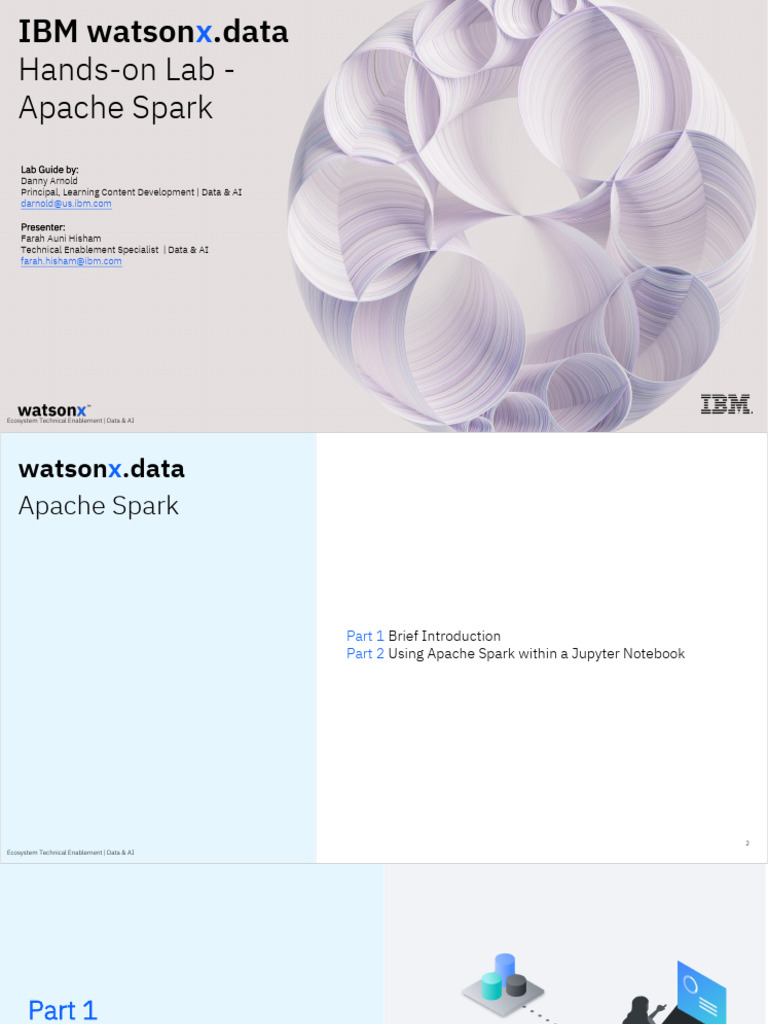 04 - IBM watsonx.data - Apache Spark | PDF | Apache Spark | Information ... 04 - IBM watsonx.data - Apache Spark | PDF | Apache Spark | Information ...