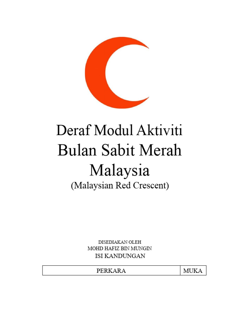 Modul Aktiviti BSMM Hafiz Mungin | PDF