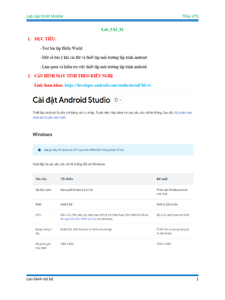 Lab Ch1 01 | PDF Lab Ch1 01 | PDF