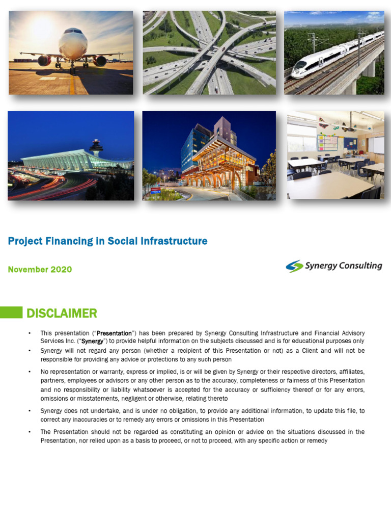 Project Financing in Social Infrastructure | PDF | Equity (Finance ...